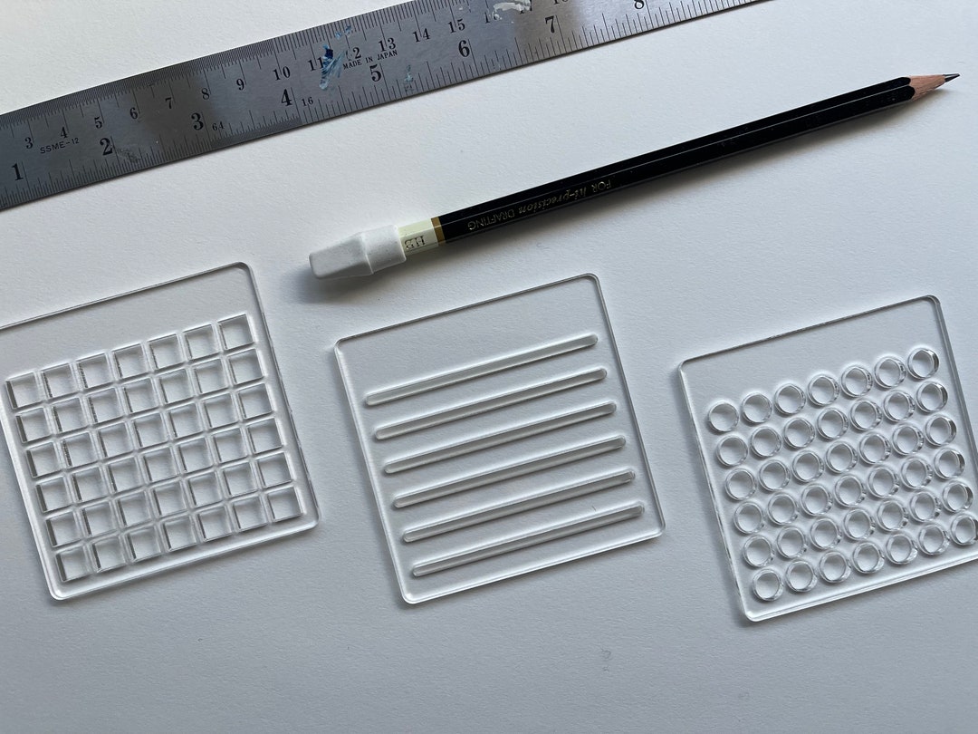 Mini Calendar Square, Circle & Line Stencils for Journaling, Planning ...