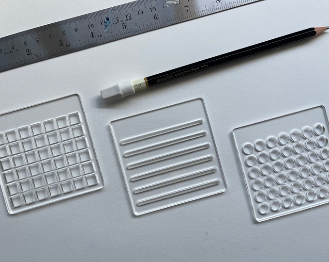 Mini Calendar Square, Circle & Line Stencils for Journaling, Planning ...