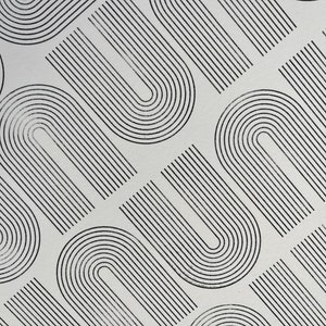 Arch Rubber Stamp Line 001 - Mid-century Modern Design Element for ...