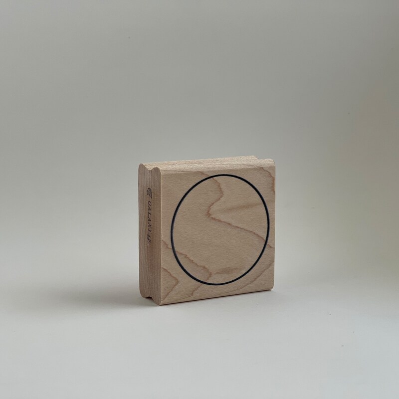 Circle Rubber Stamp - Etsy