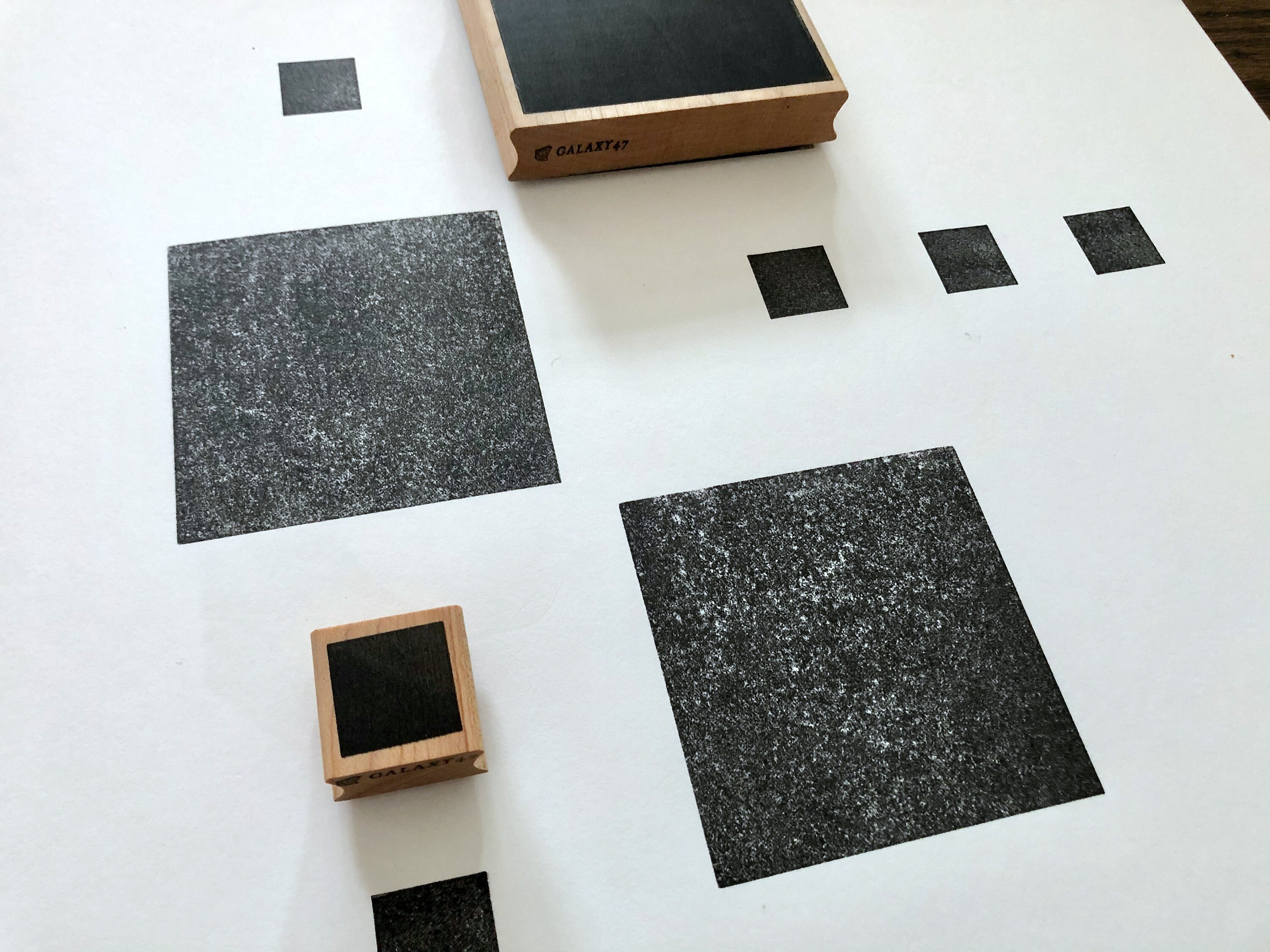 Square Fill 003 Rubber Stamp Made in the USA - Etsy