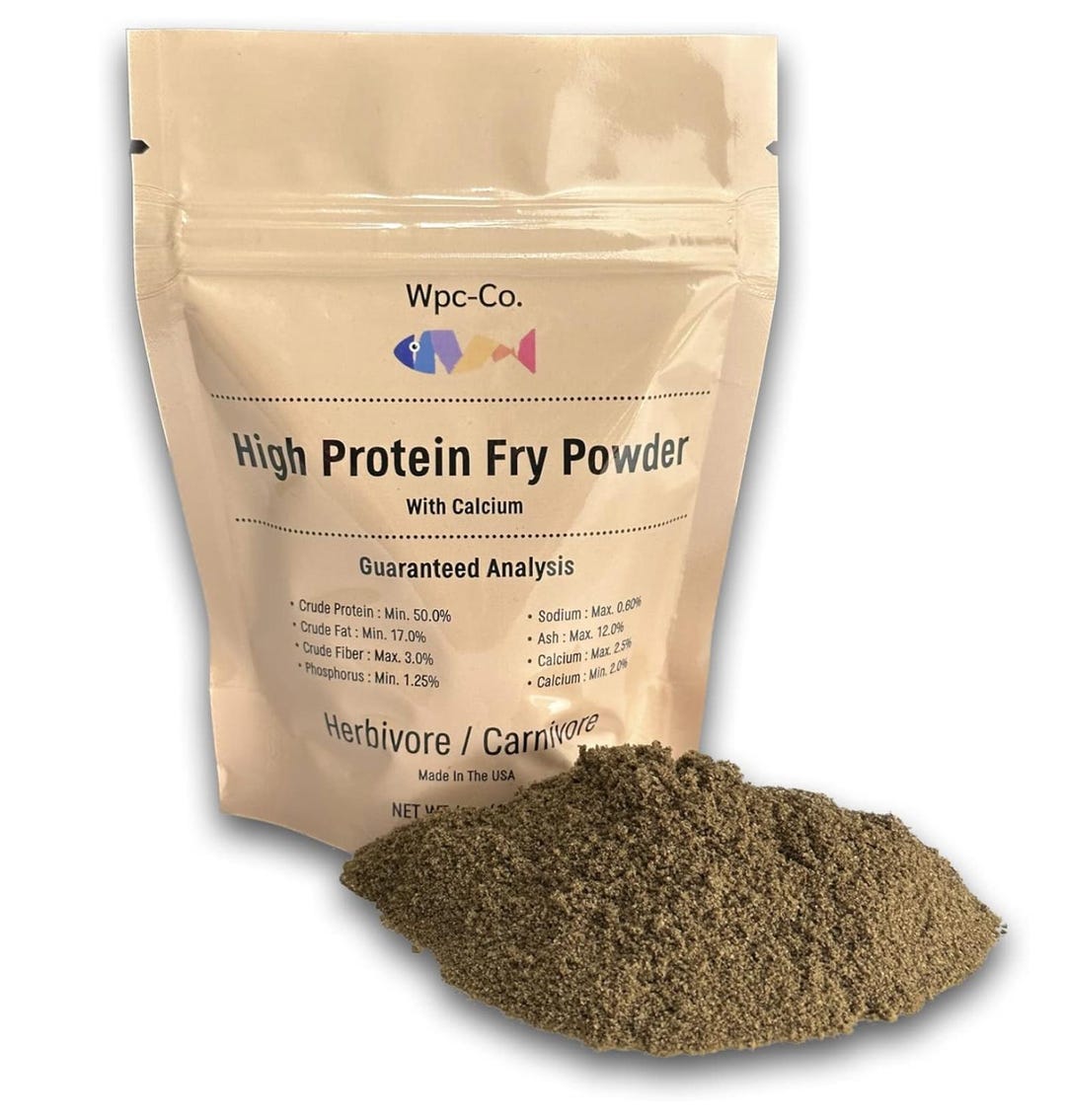 Baby Fish Food - Powdered High Protein Fish Fry Food With Added Calcium ...