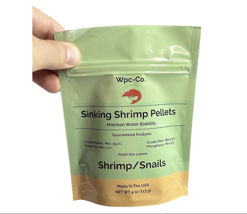 Neocaridina Shrimp Food | Sinking Pellets for Aquarium Shrimp Snails ...