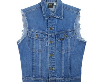 Cut off Jean Jacket - Etsy