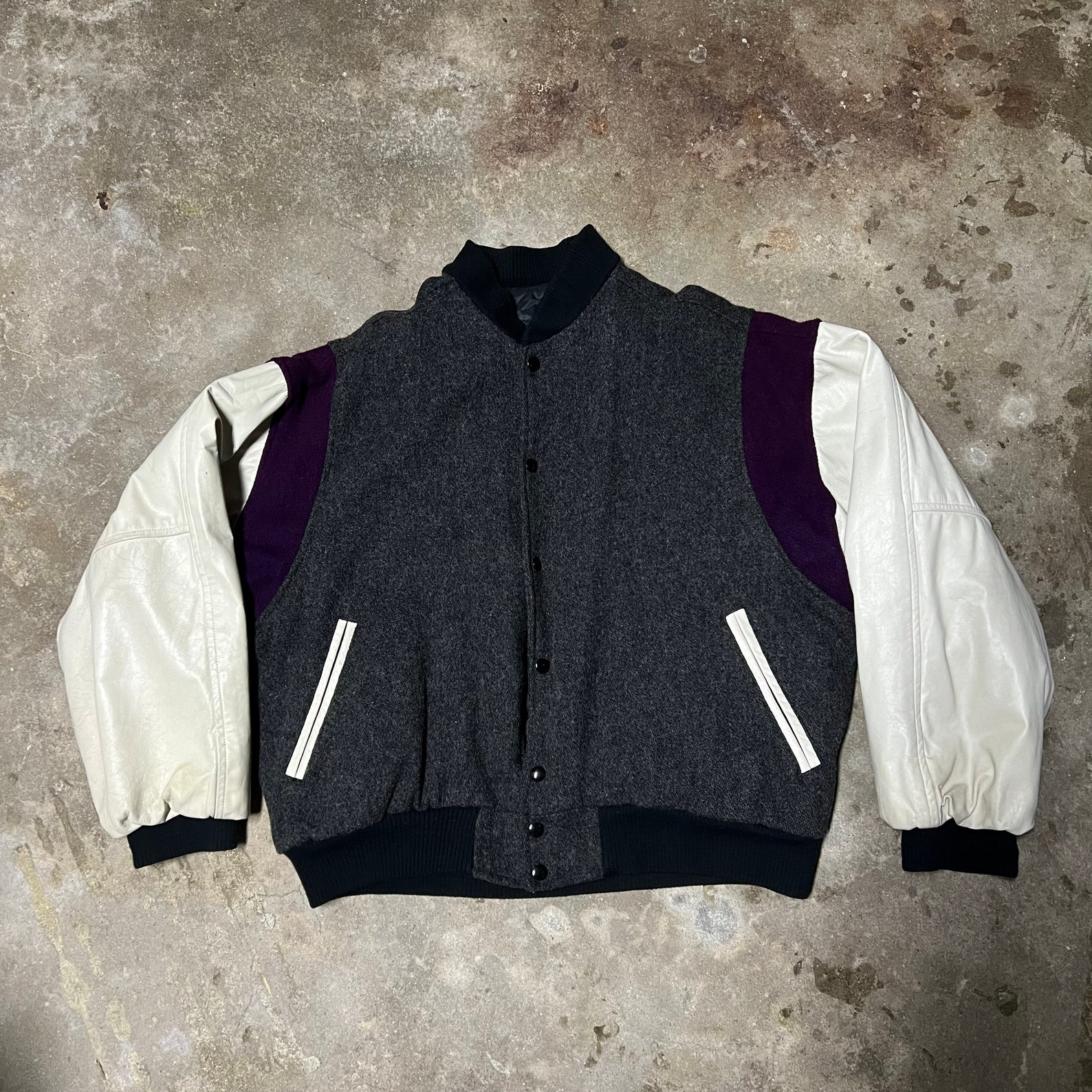 Rare Vintage 90s MCA Recording Studio Letterman Varsity Jacket - MCA ...