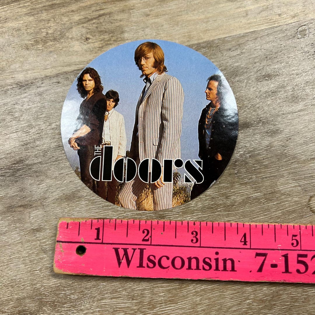 Original Vintage 90s the Doors Sticker Decal - Rock Band Classic Rock ...