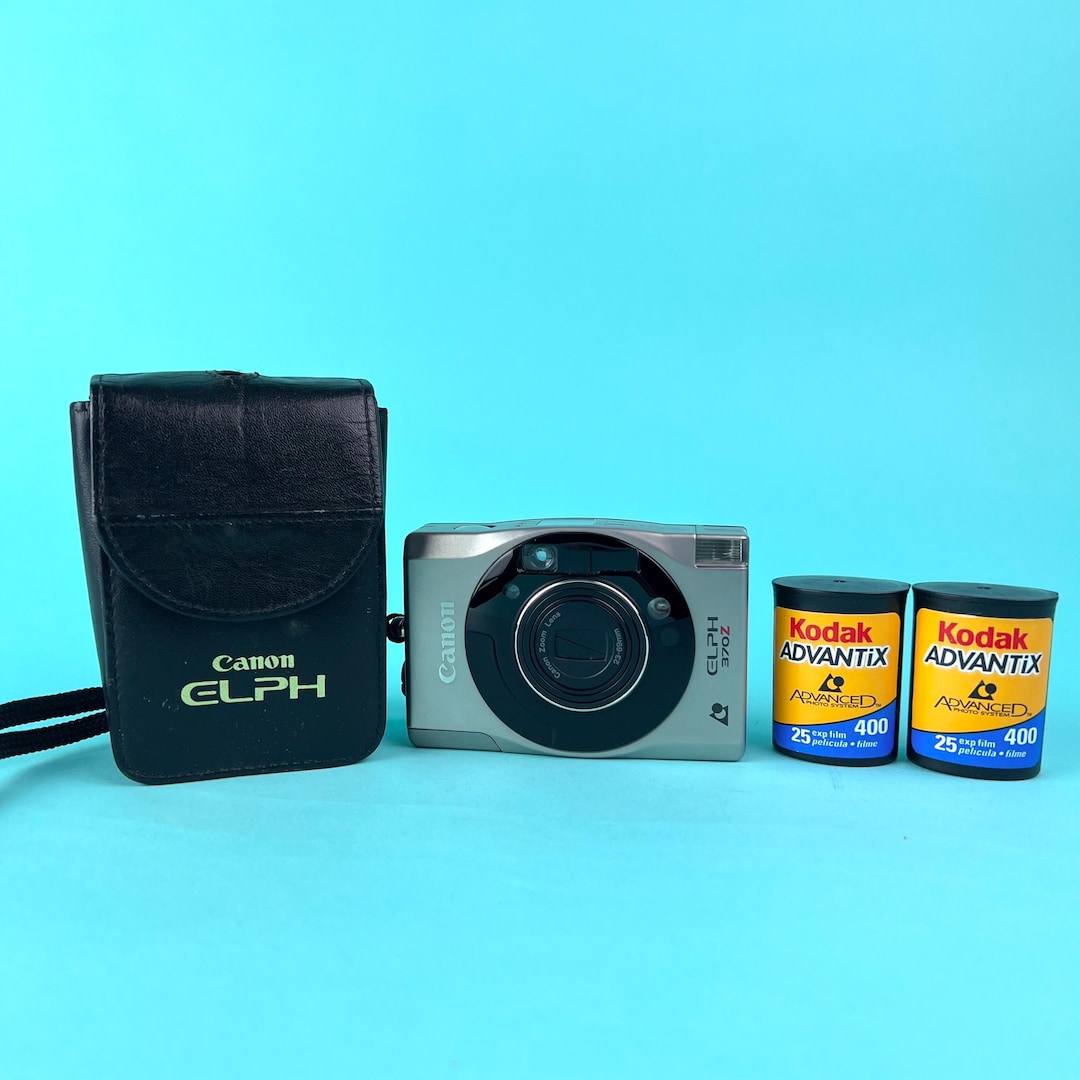 Vintage 1990s Canon Elph 370z Point & Shoot Film Camera W/ Film - Etsy
