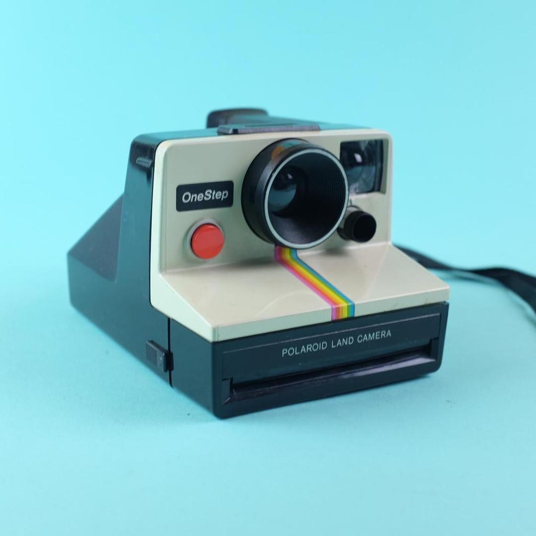 Vintage Polaroid Onestep Camera - Rainbow Stripe, SX-70 Film - Etsy