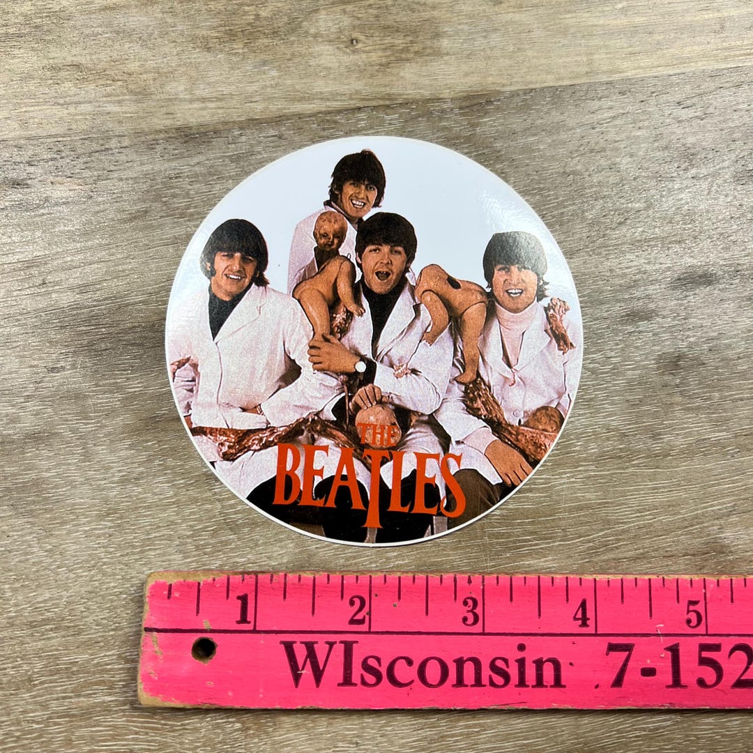 Vintage 90s the Beatles Sticker Decal - Classic Rock Band Logo - Etsy