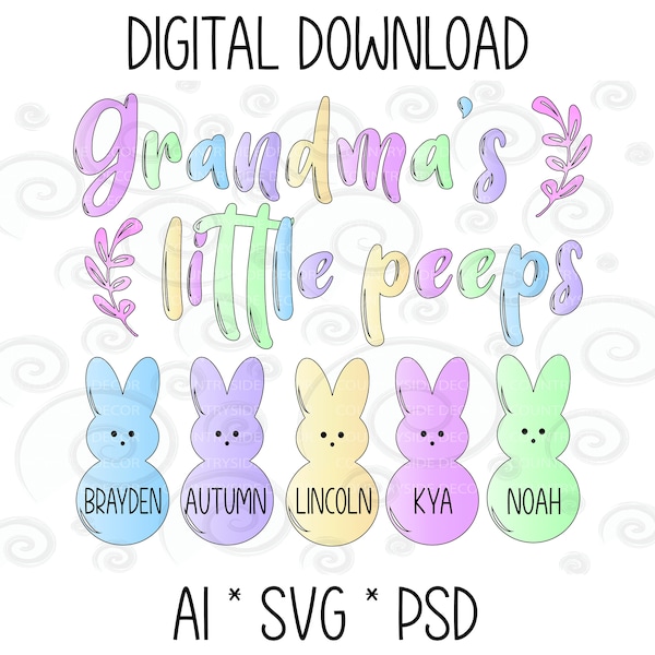 Peeps Svg - Etsy