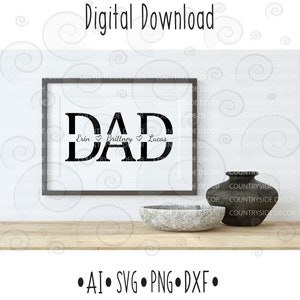 Family Split Monogram Svg Bundle - Mom Split Svg - Mum Split Svg - Dad ...