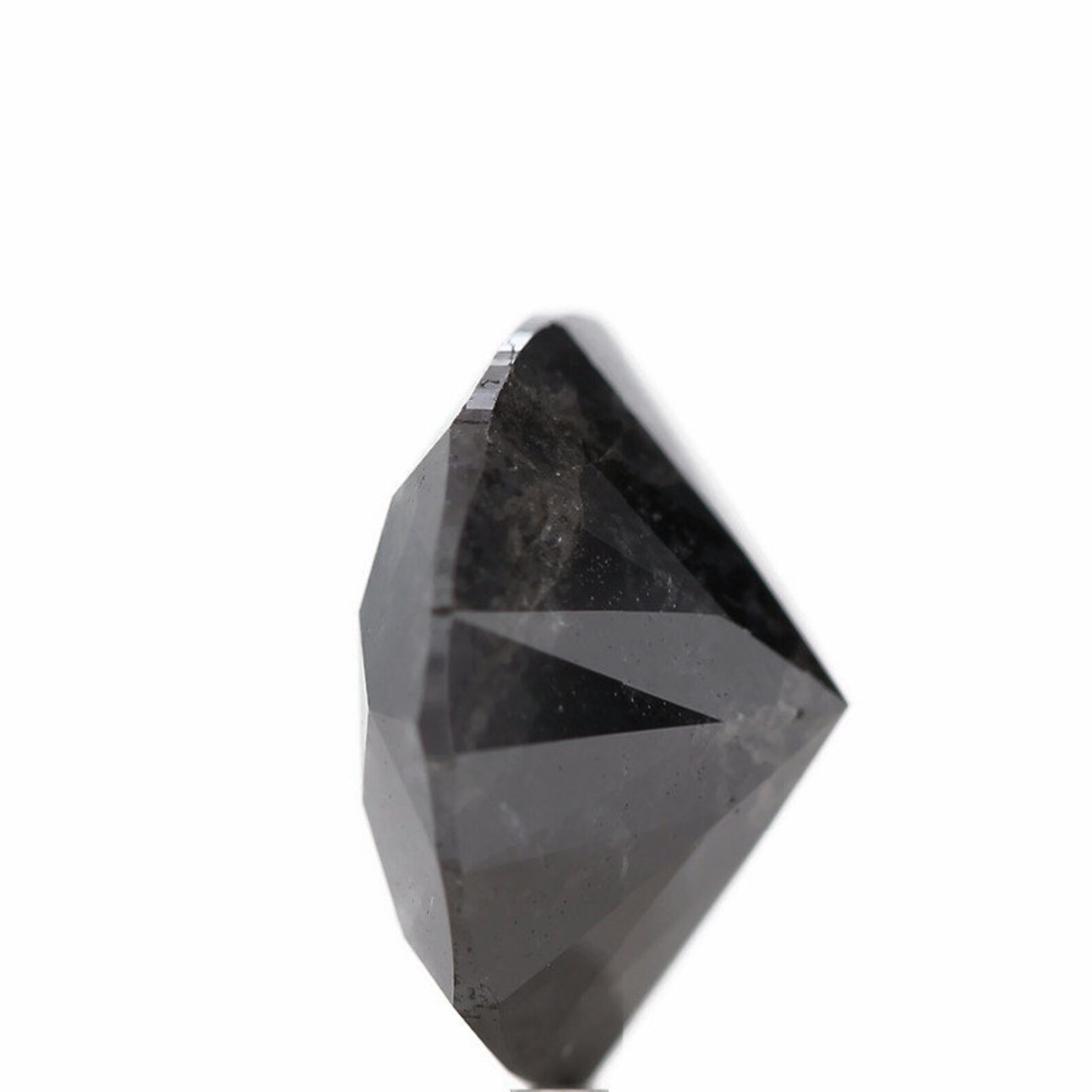 5.18 Ct Natural Black Color Diamond Natural GIA Certified | Etsy