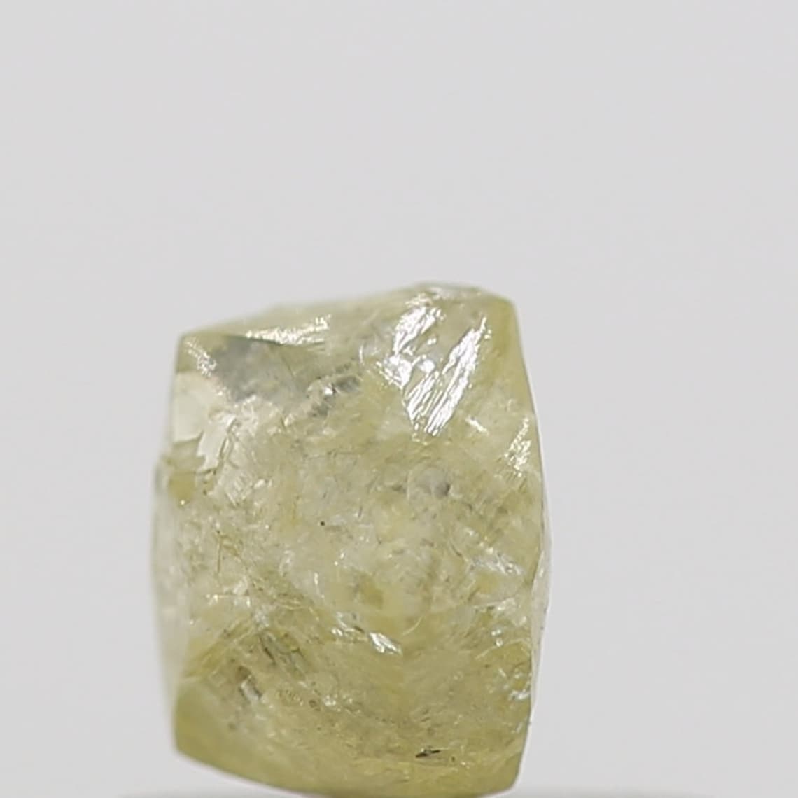 0.59 Carat Natural Diamond Fancy Yellow Crystal Rough Uncut | Etsy