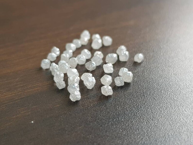 3.05 Carat Natural White Round Rough Diamond Natural Loose - Etsy