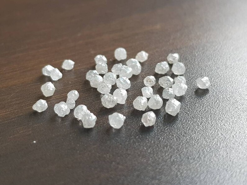 3.05 Carat Natural White Round Rough Diamond Natural Loose - Etsy