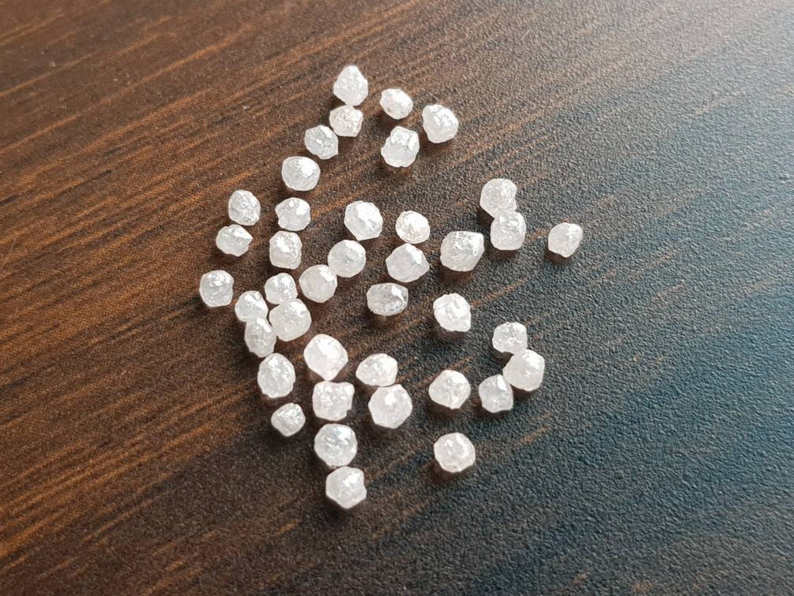 3.05 Carat Natural white Round Rough Diamond Natural Loose | Etsy