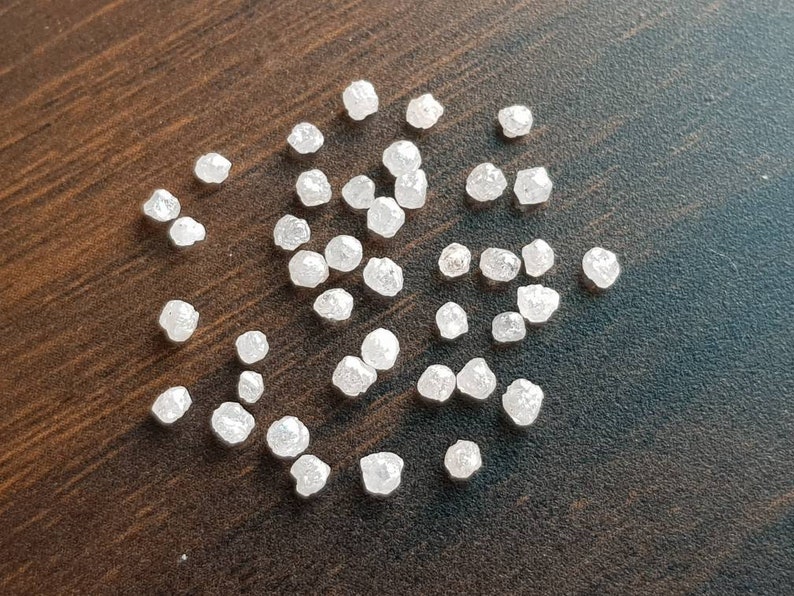 3.05 Carat Natural White Round Rough Diamond Natural Loose - Etsy