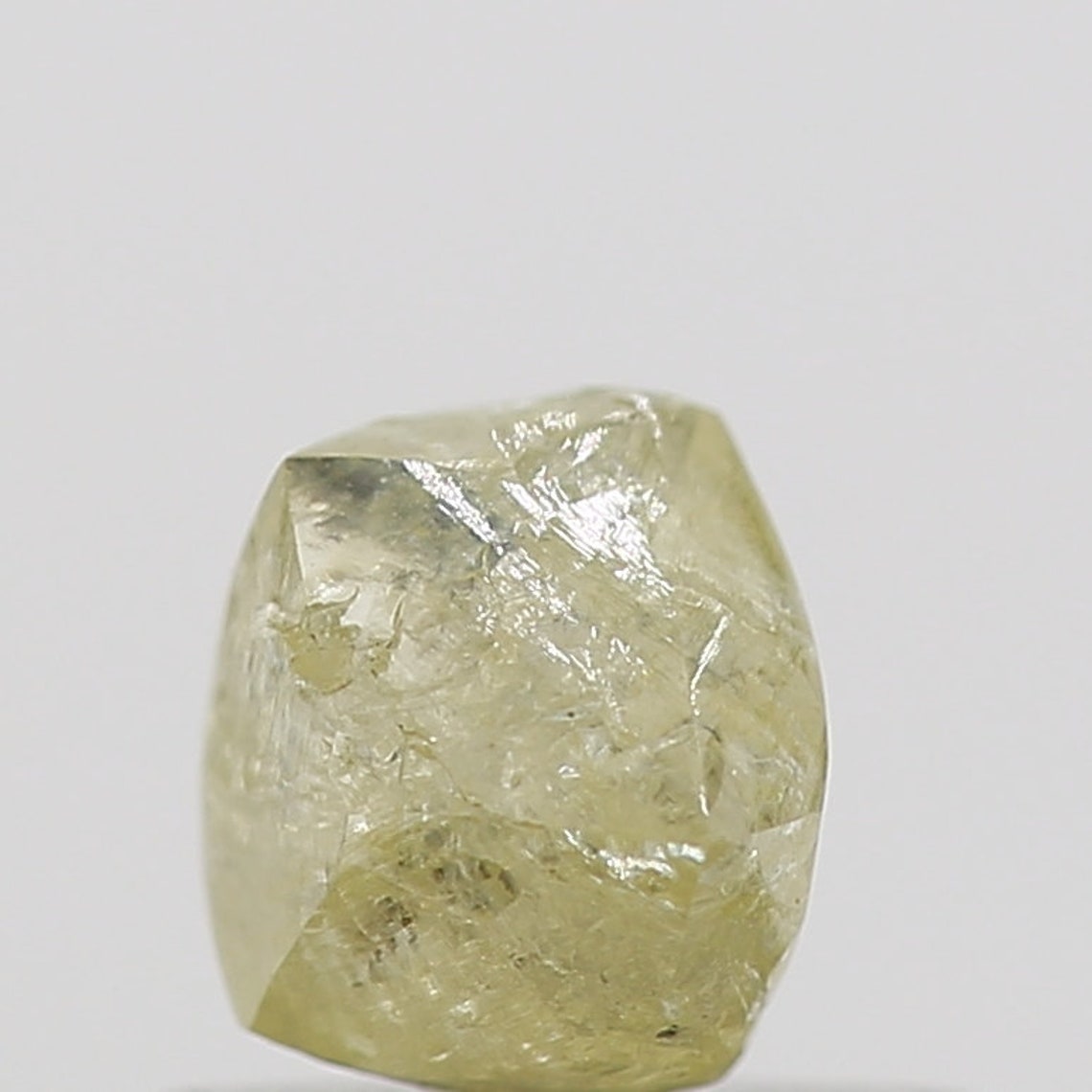 0.59 Carat Natural Diamond Fancy Yellow Crystal Rough Uncut | Etsy