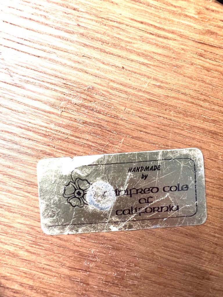 Midcentury Brass Sculpture of Cattails by Winifred Cole - Etsy