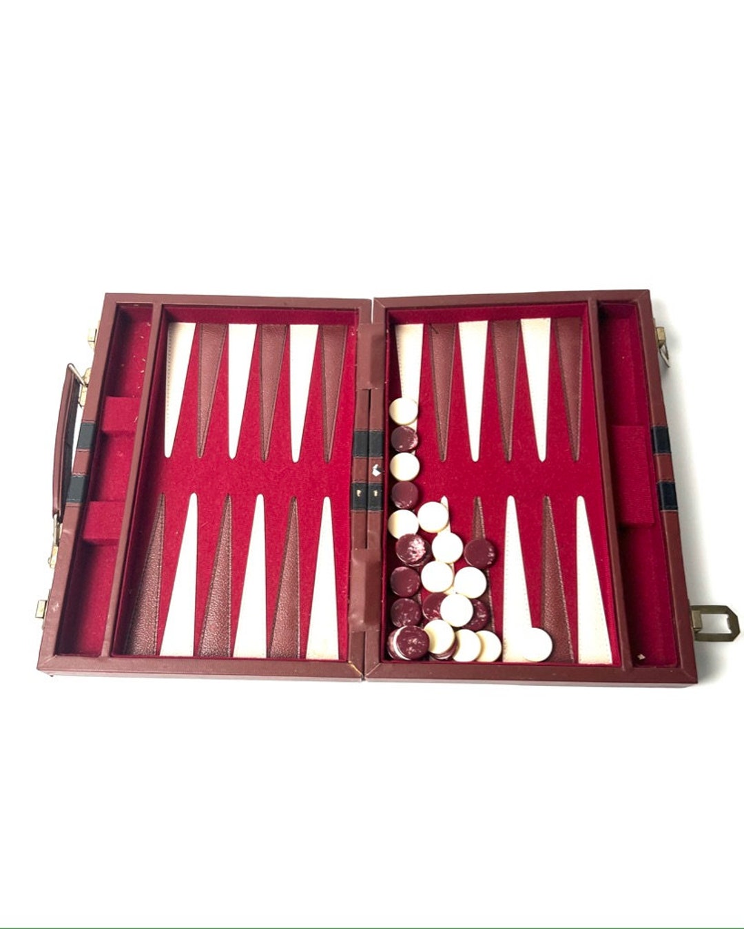 Vintage Backgammon Set in Travel Case, Attache - Etsy