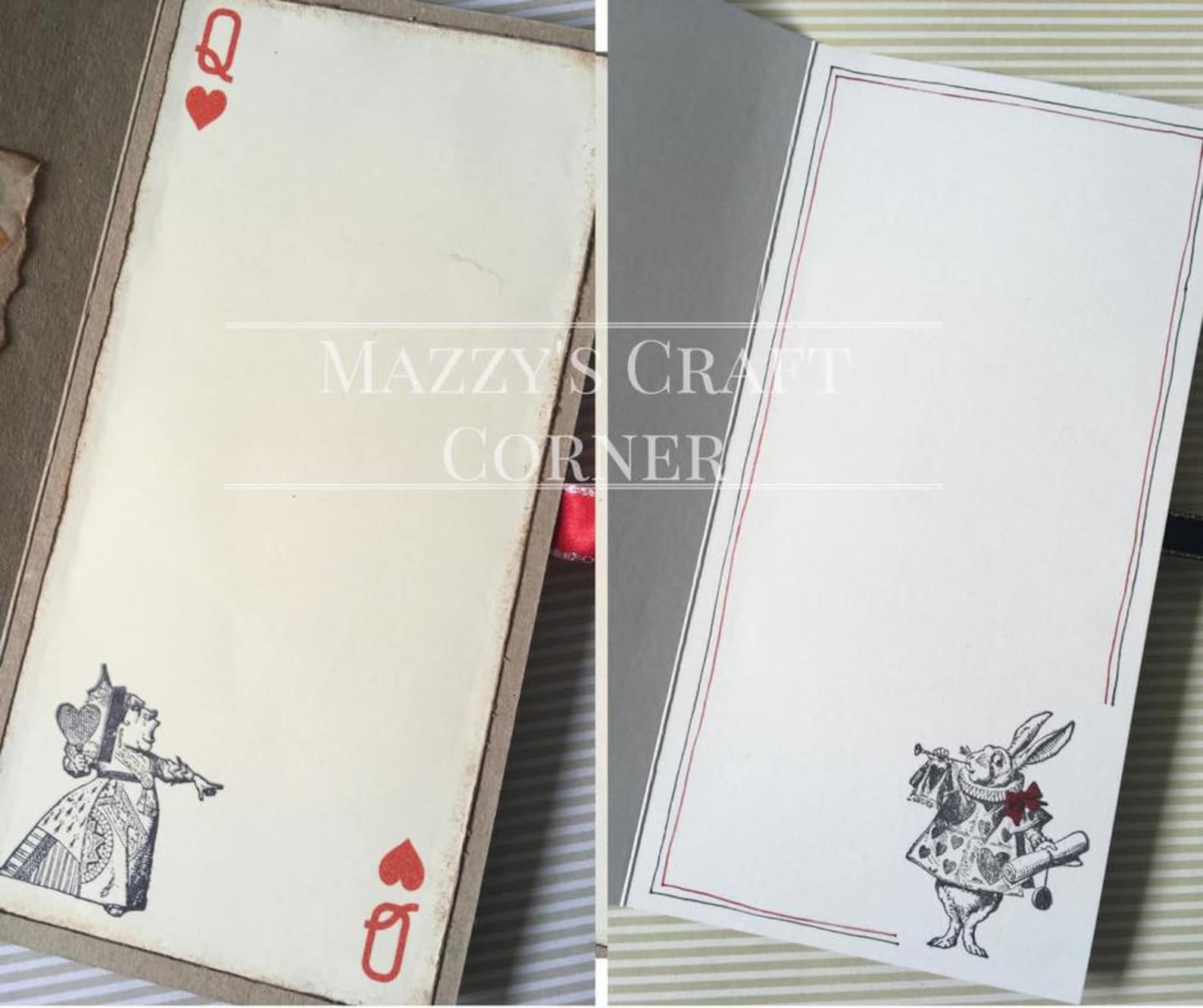 Alice in Wonderland Inspired Handmade Card Any Occasion Can Be ...