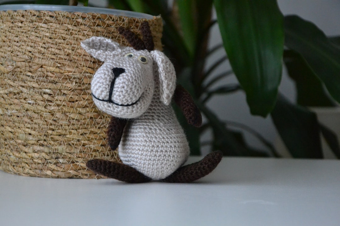 Knitted Goat Toys for Kids, Sheep Handmade Gifts, Amigurumi Funny Soft ...