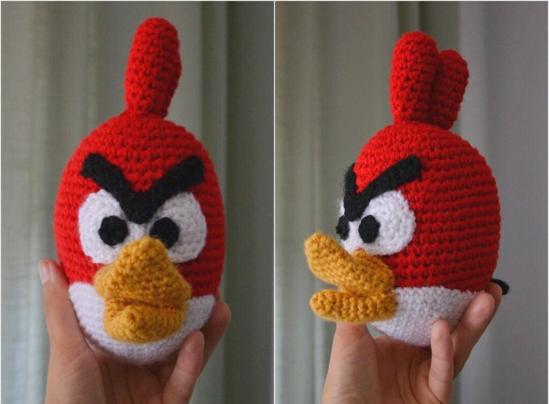 Angry Birds Plush Toys, Amigurumi Knitting Toys, Gift for Kids - Etsy
