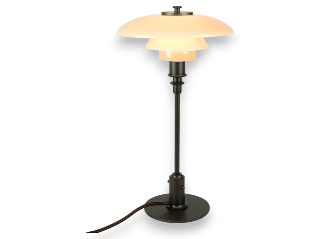 PH 2/1 Table Lamp Limited Edition With Dusty Terracotta Shades ...
