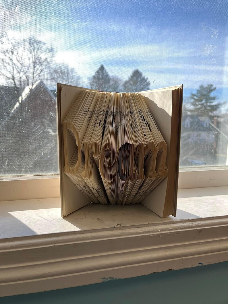 Book Word Art Makes an Awesome Unique Custom Gift - Etsy