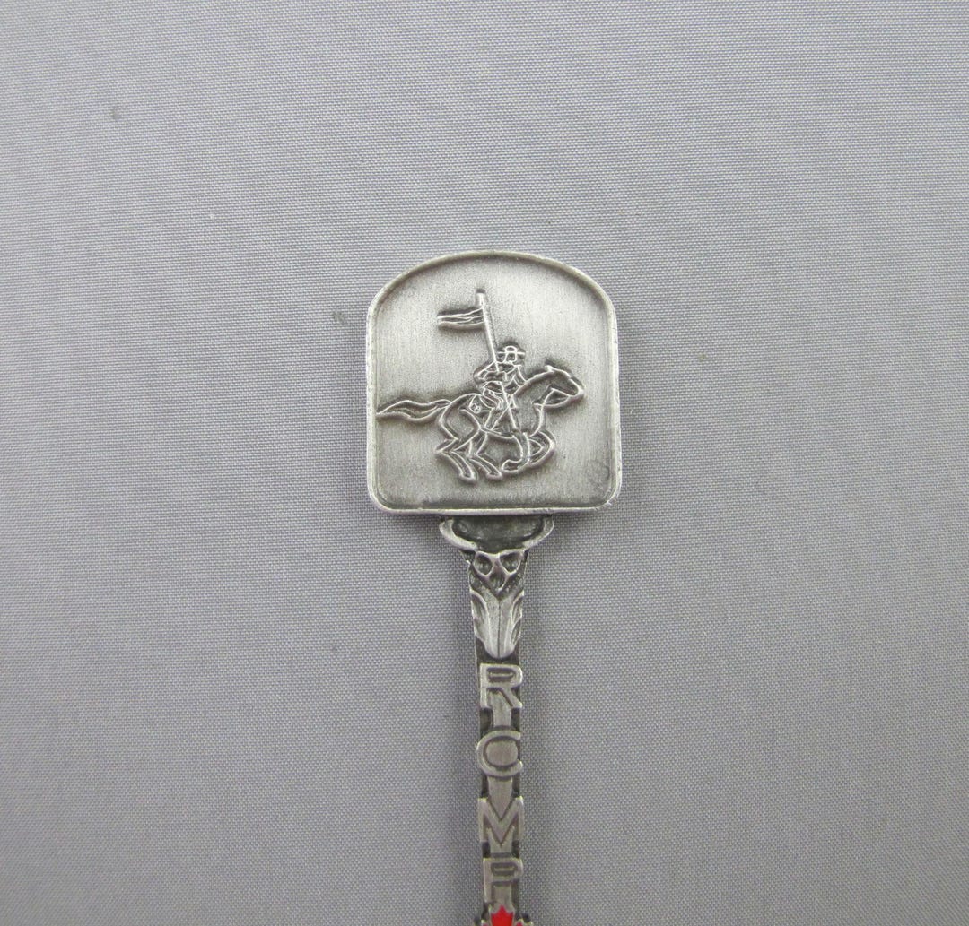 Galloping Horse Royal Canadian Mounted Police RCMP Canada PEWTER ...