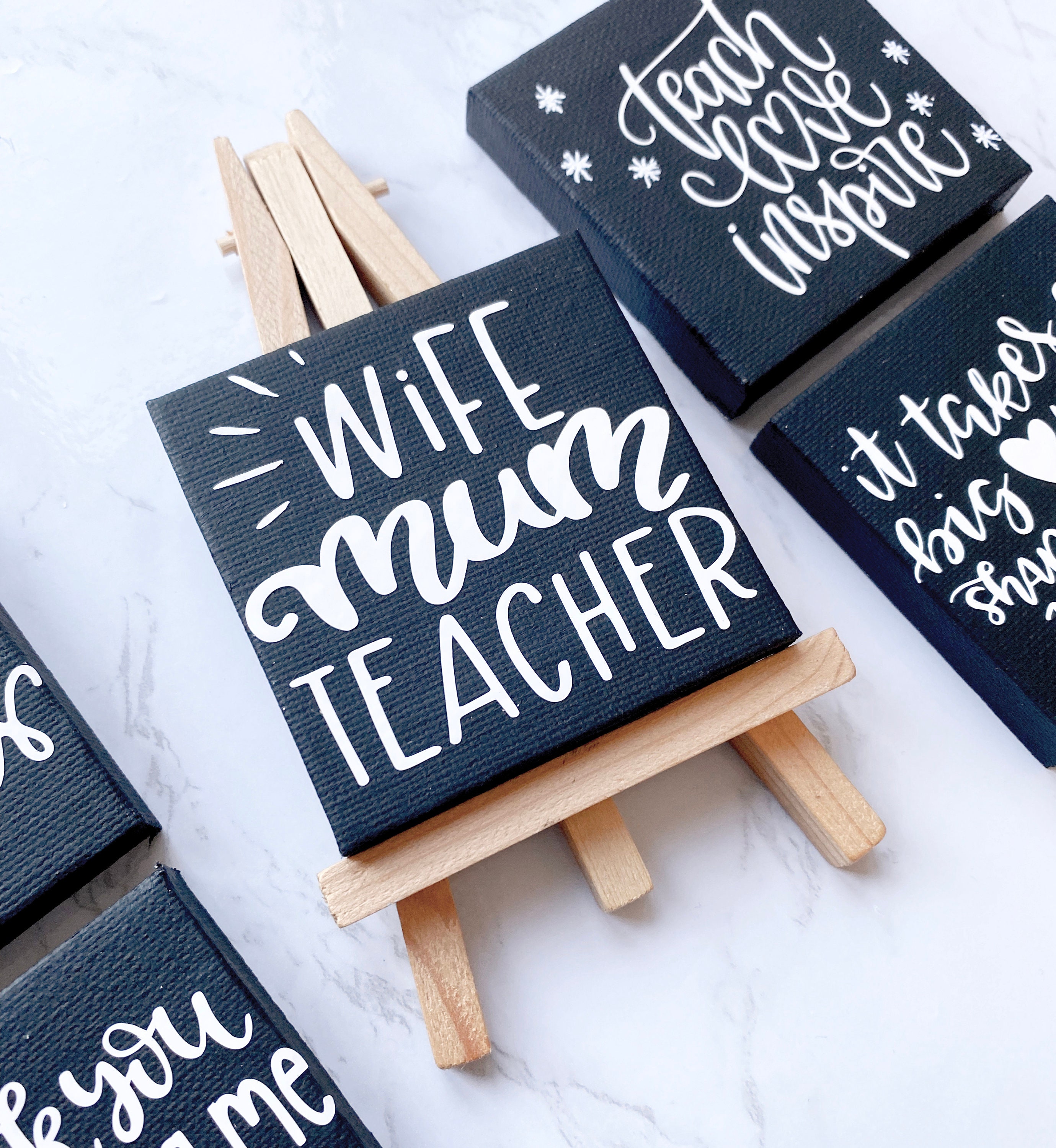 Teachers Desk Sign Teacher Desk Decor Desk Canvas - Etsy UK