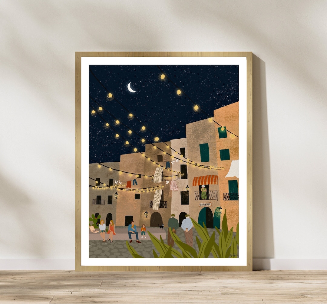 Puglia Italy Art Print, Apulia Travel Print, Italian Summer Print ...