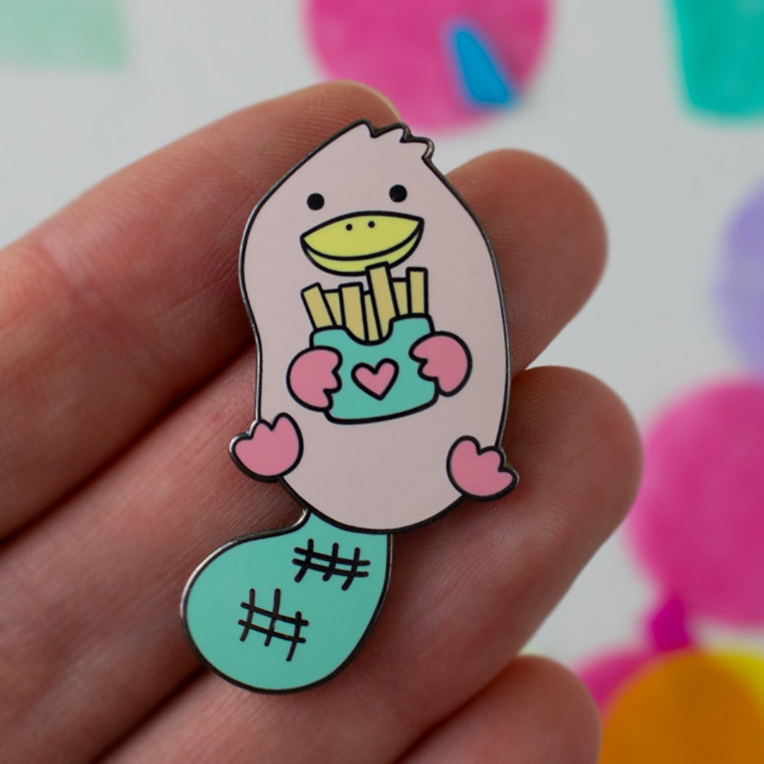 Cute Platypus Enamel Pin, Platypus Pin, Cute and Funny Enamel Pin ...