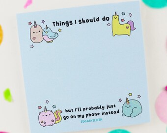 Funny Sticky Notes - Etsy UK