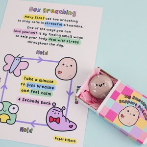 Emotional Support Potato Handmade Clay Figurine, Worry Stone, Self Care ...