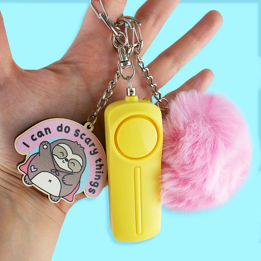 Ernest the Sloth Safety Keyring, Safety Keychain, Safety Alarm, Safety ...