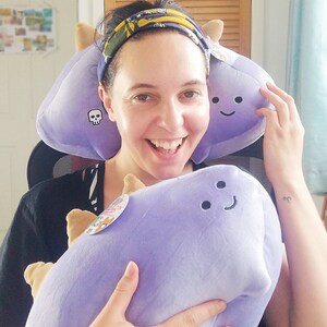 Purple Squishy Dinosaur Plushie, Plushie With Accessories, Dinosaur ...