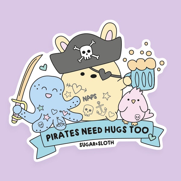 Pirate Stickers - Etsy UK