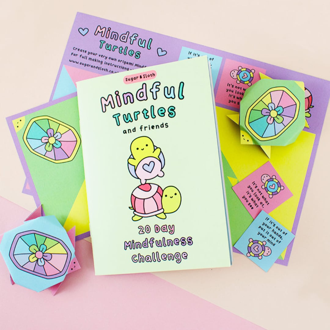 Mindful Turtles - A 20 Day Mindfulness Challenge Booklet With Origami ...