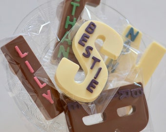 Chocolate Letters - Etsy UK