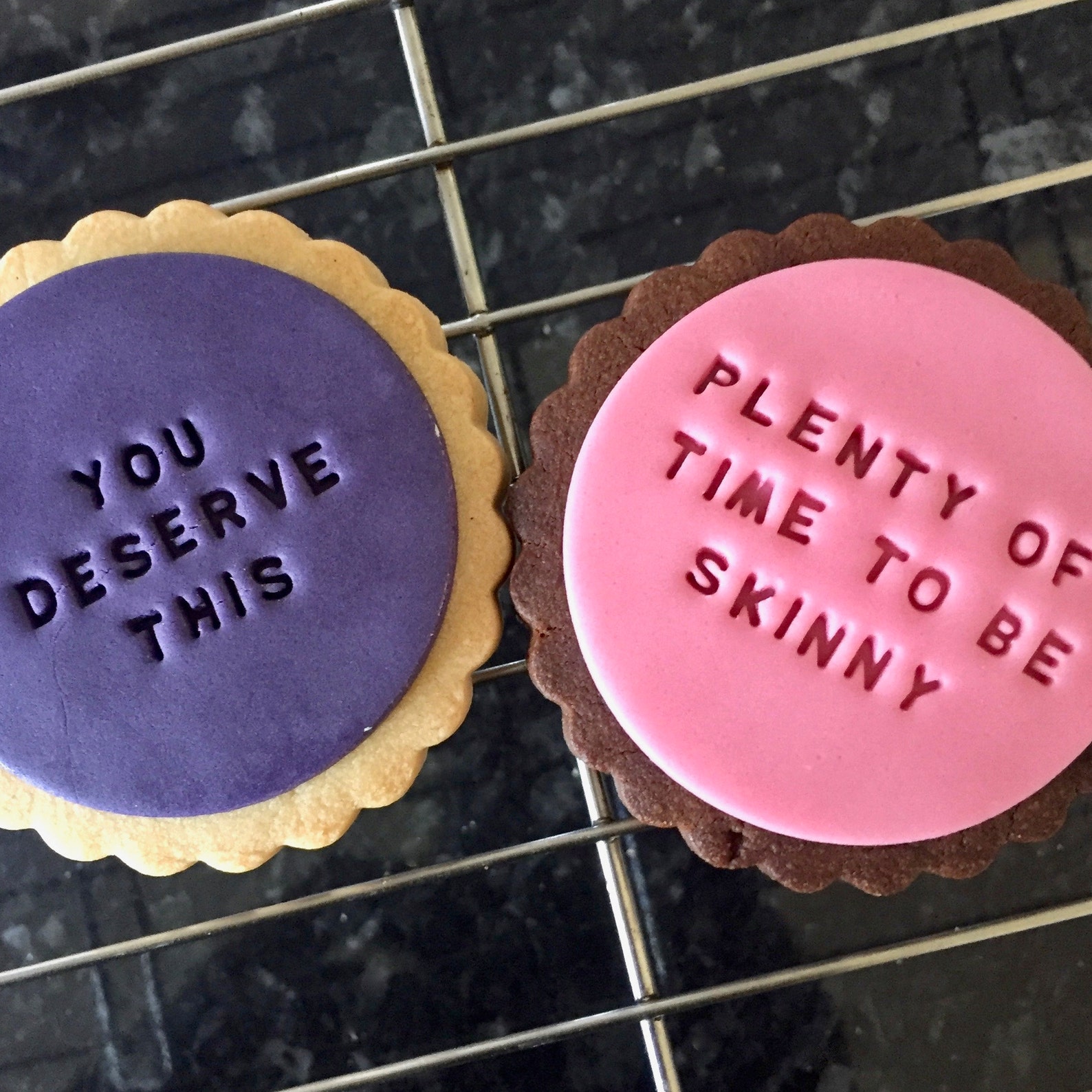 Personalised Message Cookies / Birthday / Thank You / I Love | Etsy