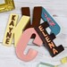 Chocolate Initials / Chocolate Letters - Etsy UK