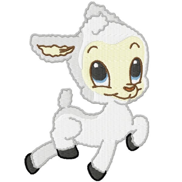 Baby Lamb Embroidery Design at Sammy Parra blog