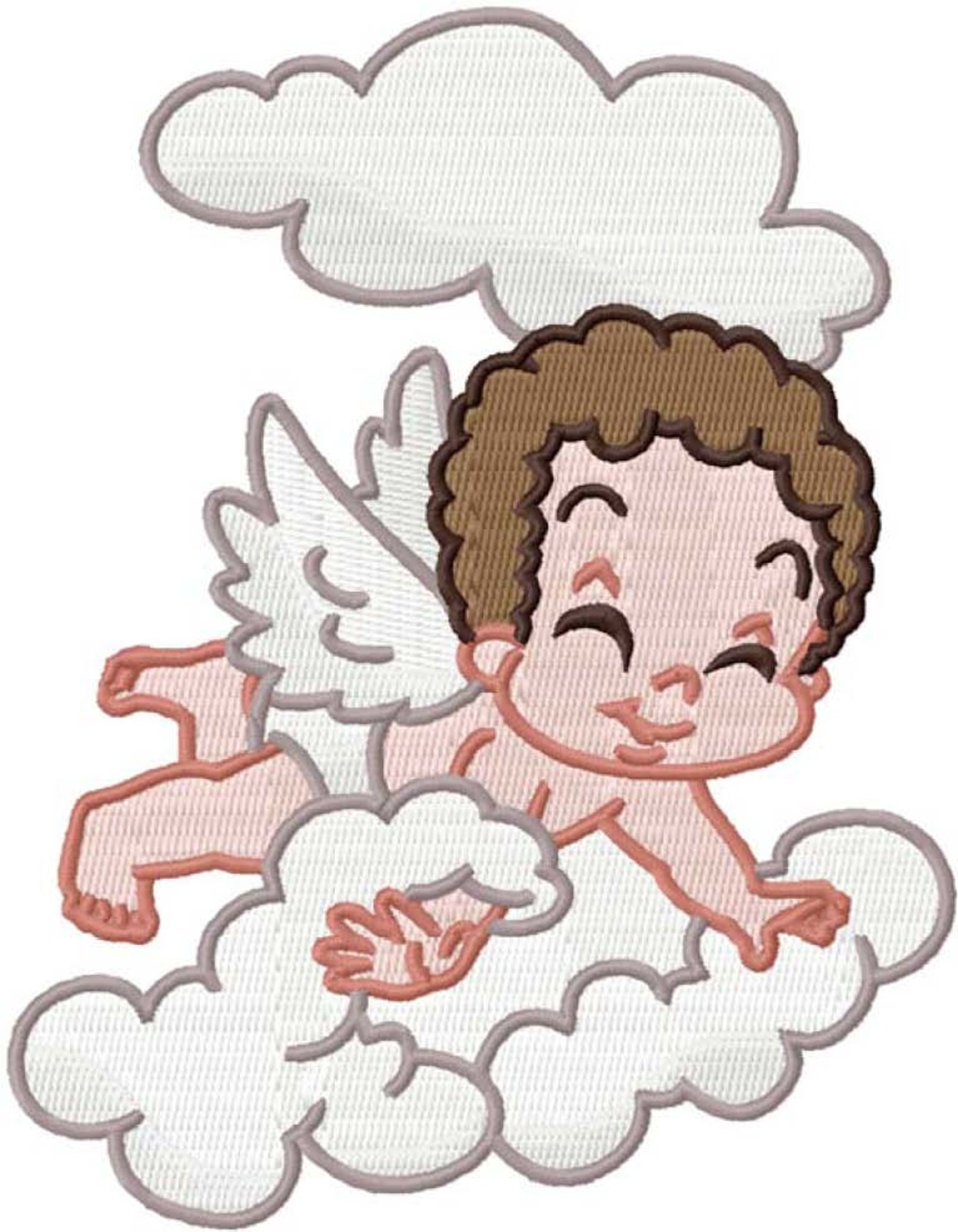 Baby Angel Embroidery Design Download - Etsy