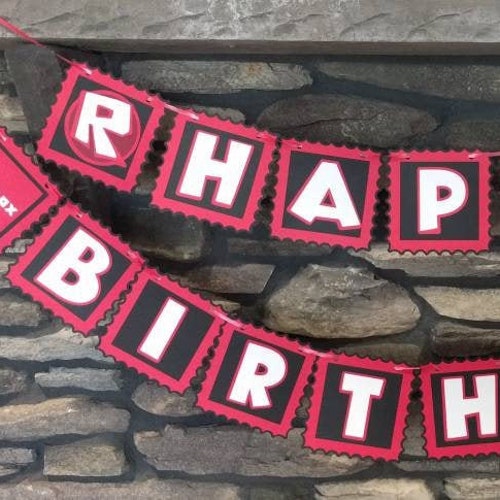 Roblox Birthday Banner/ Roblox Party Decorations/ Roblox - Etsy