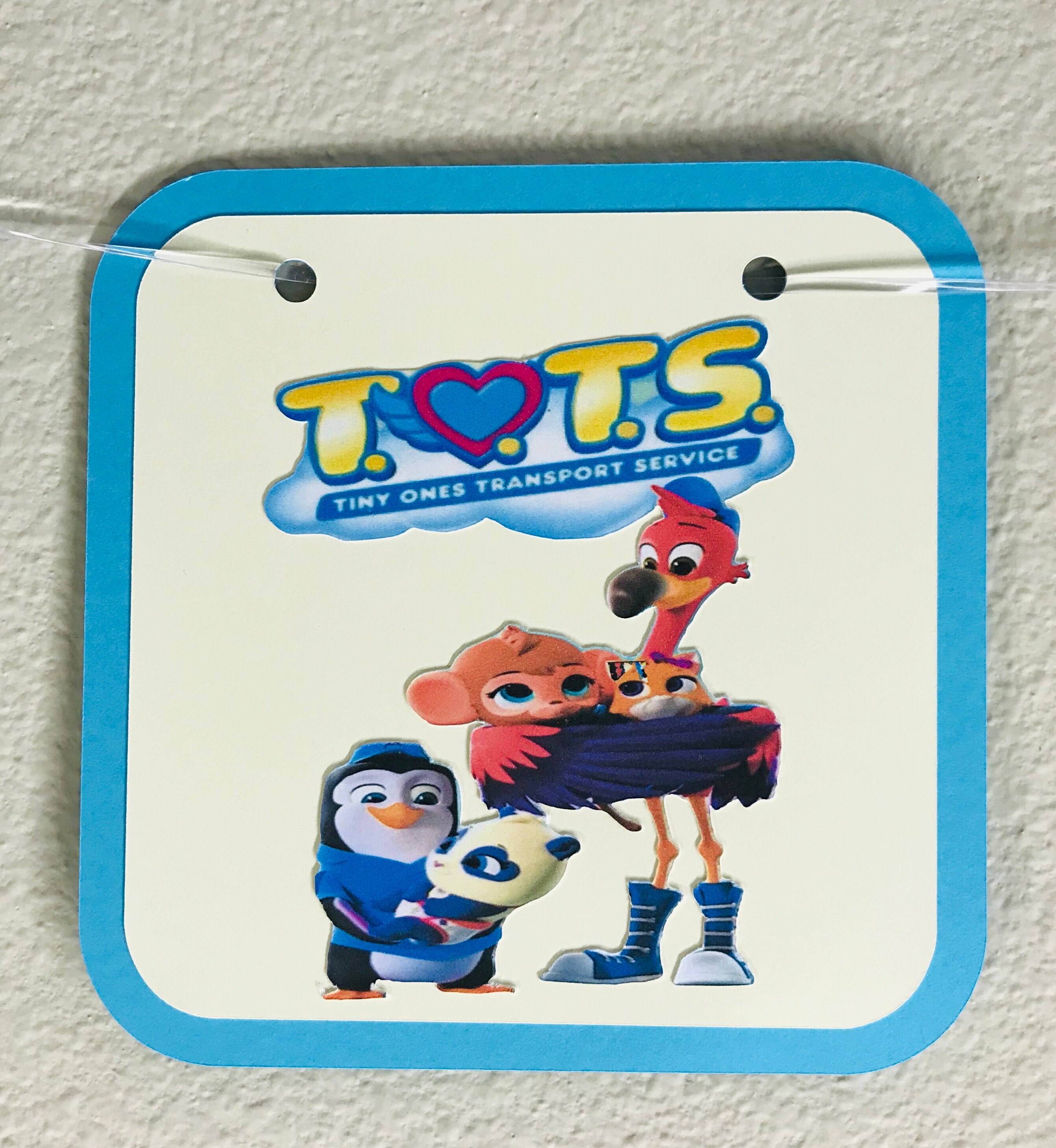 TOTS Tiny Ones Transport Service Birthday Banner | Etsy