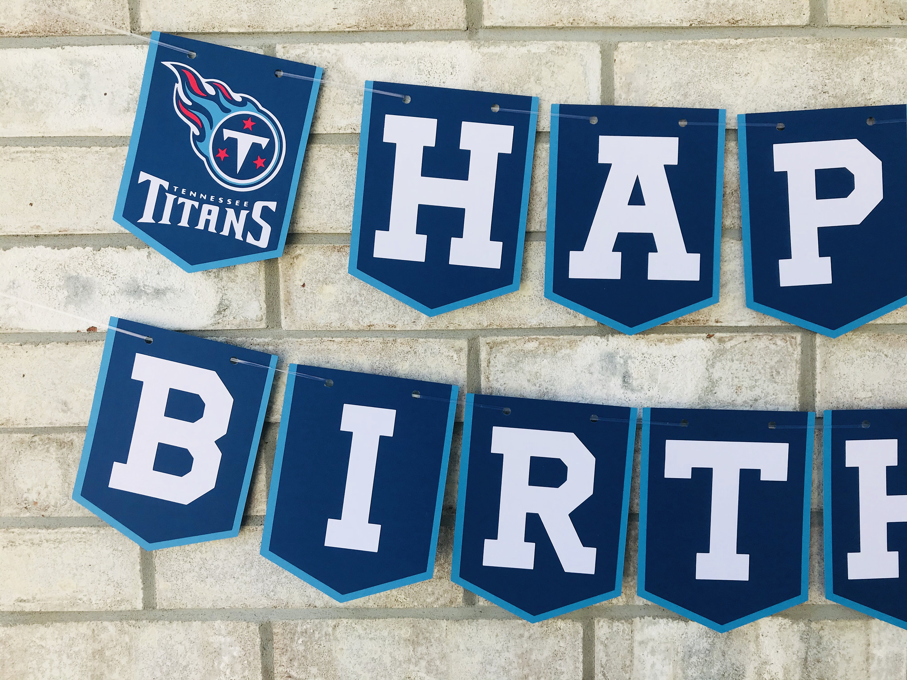 Tennessee Titans Birthday Banner | Etsy