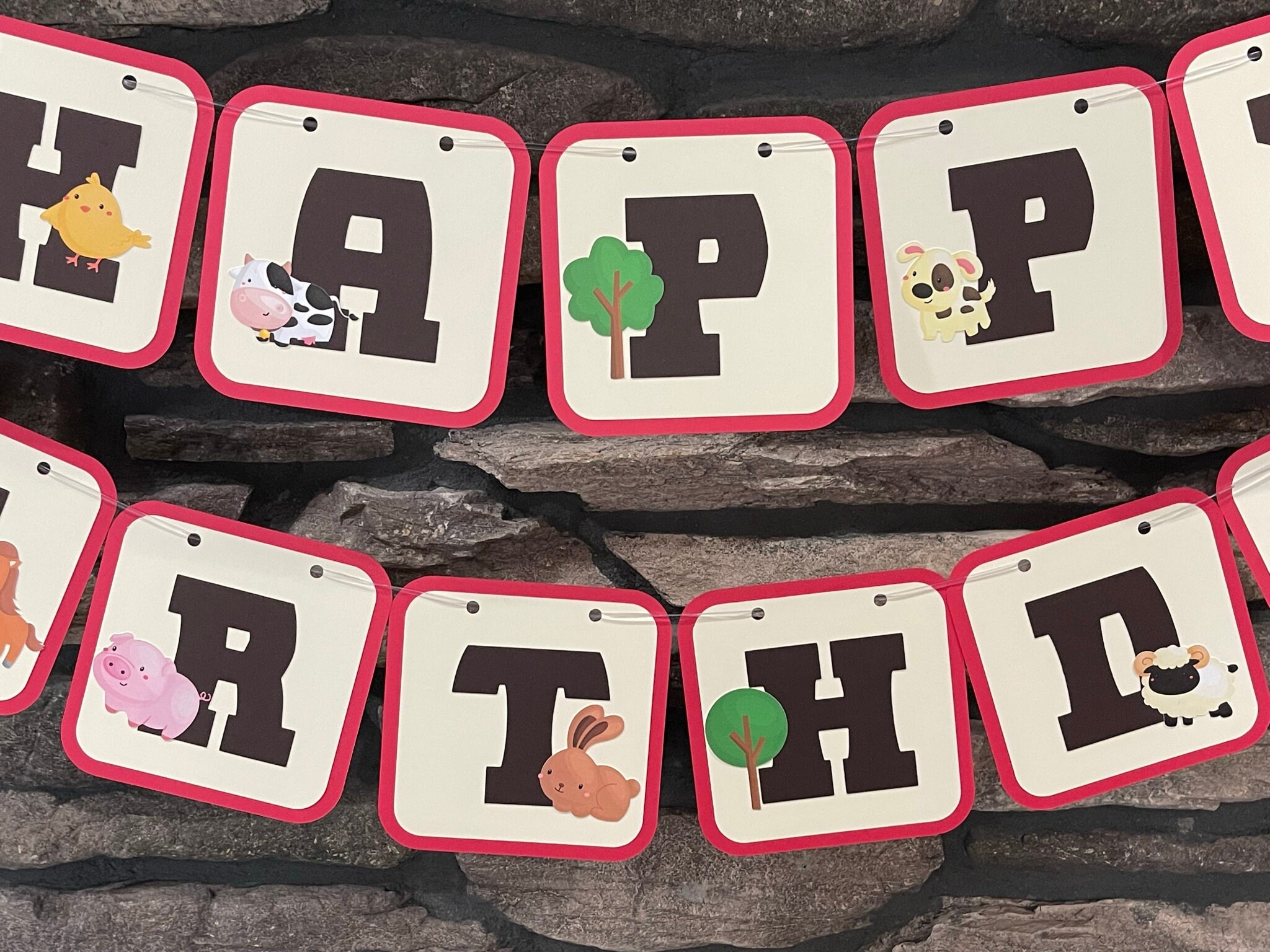 Farm Animals Birthday Banner. Farm Animals. Barn Animals. Farm Animals ...