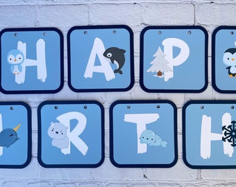 Polar Bear Banner - Etsy