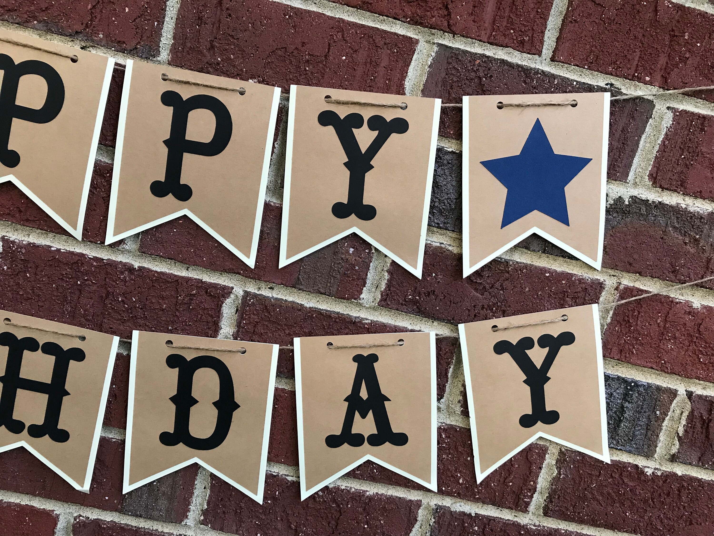 Farmhouse Birthday Banner. Farmhouse Banner. Rustic Birthday - Etsy